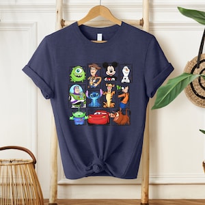 Disney Pixar Collection Character Shirt, Disney Shirt, Disneyland Shirt ...