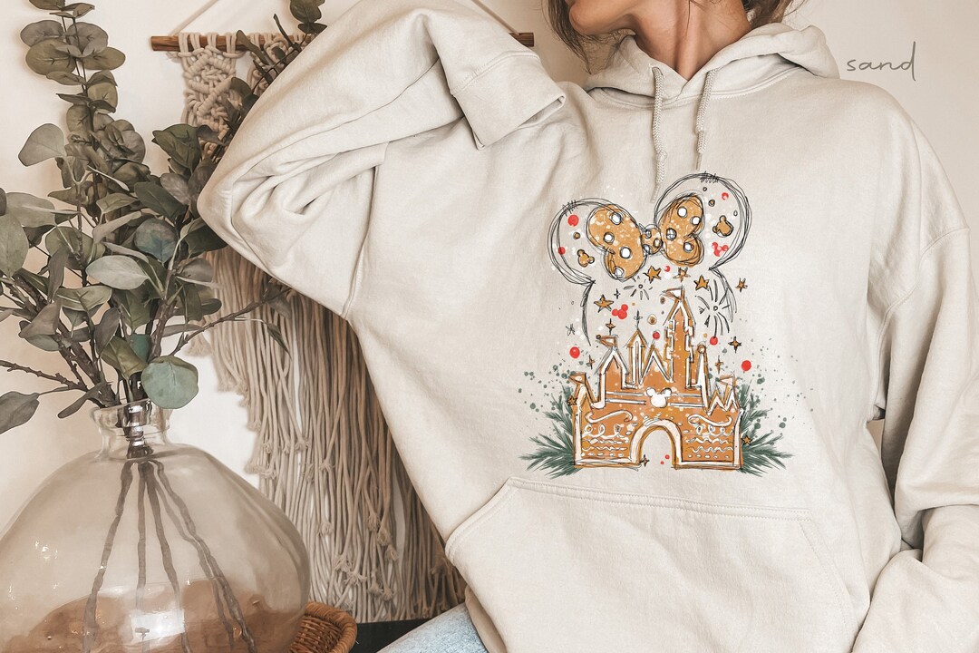 Disney Gingerbread Castle Hoodie,christmas Castle Hoodie,disney ...