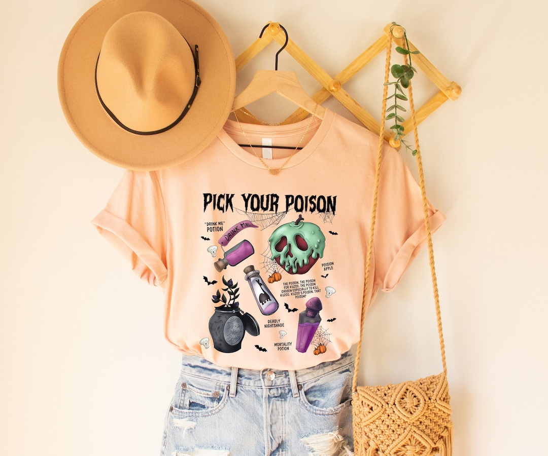 Pick Your Poison Tshirt , Disney Family and Couple Tshirt Disney ...