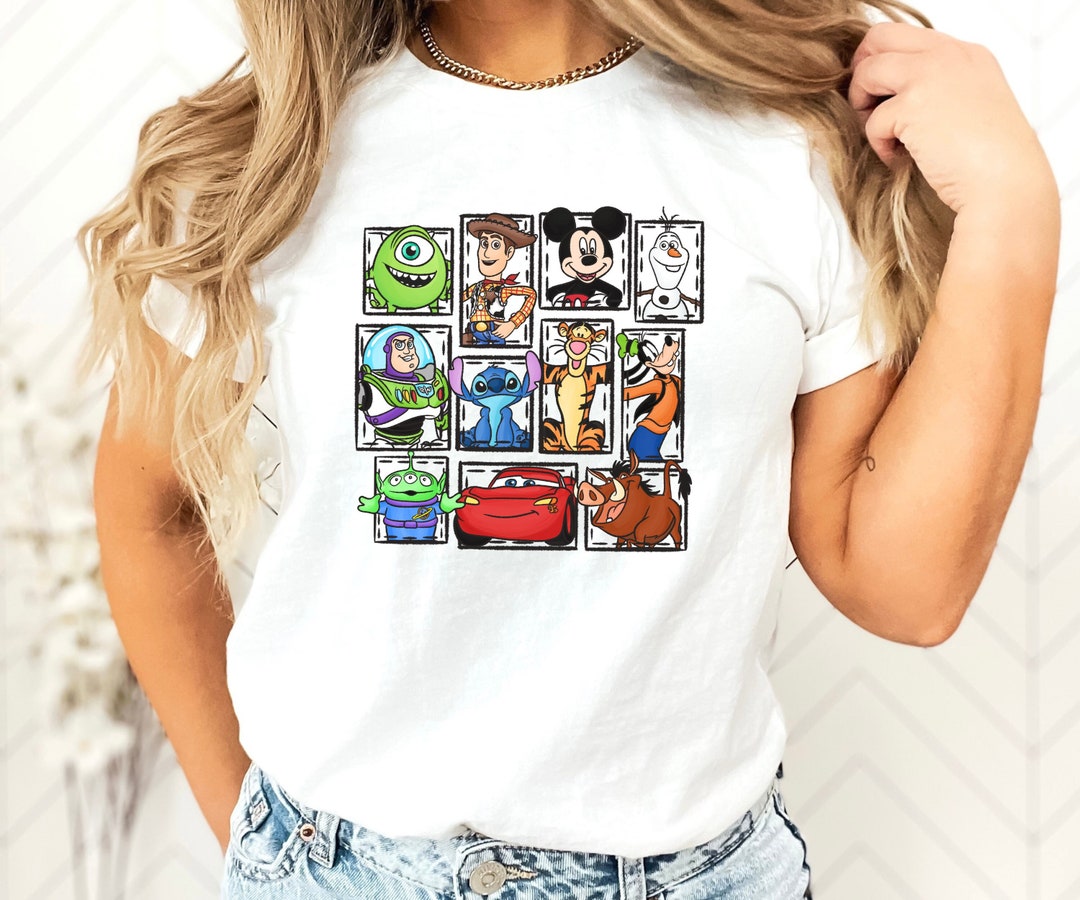 Disney Pixar Collection Character Shirt, Disney Shirt, Disneyland Shirt ...