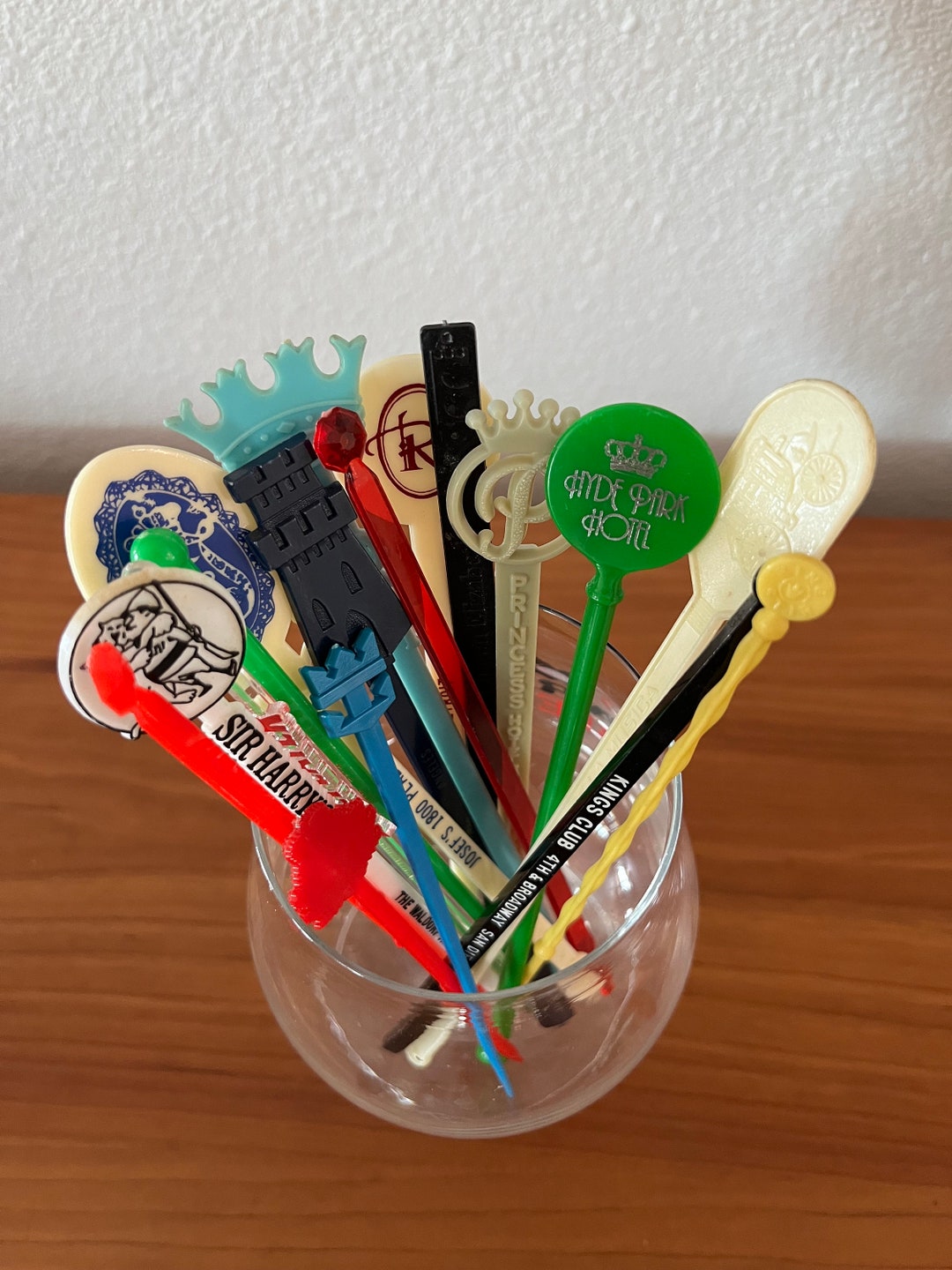 Vintage London and Royal Theme Lot of 17 Royal Crown Swizzle Sticks ...
