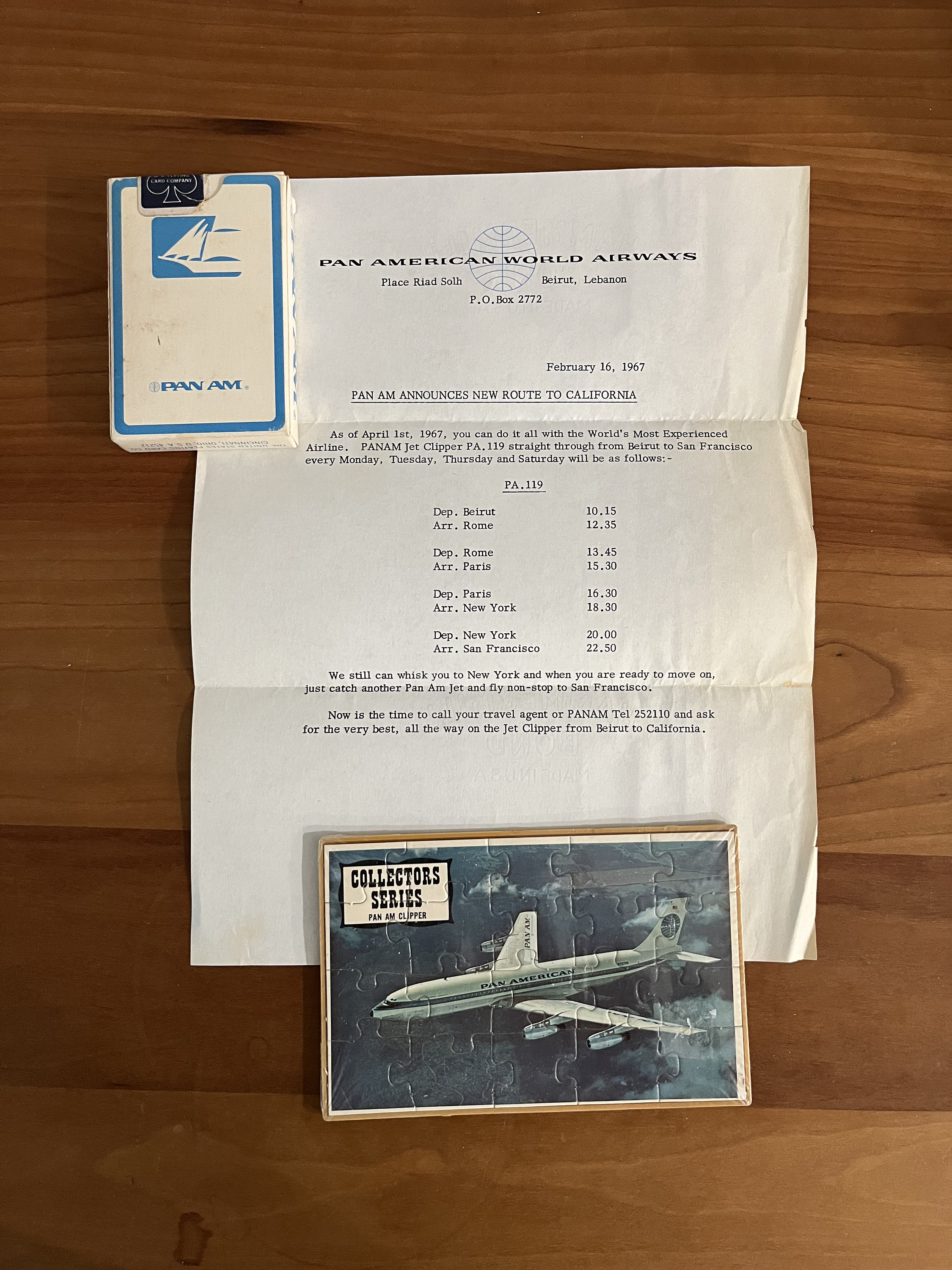 Pan American World Airways Memorabilia