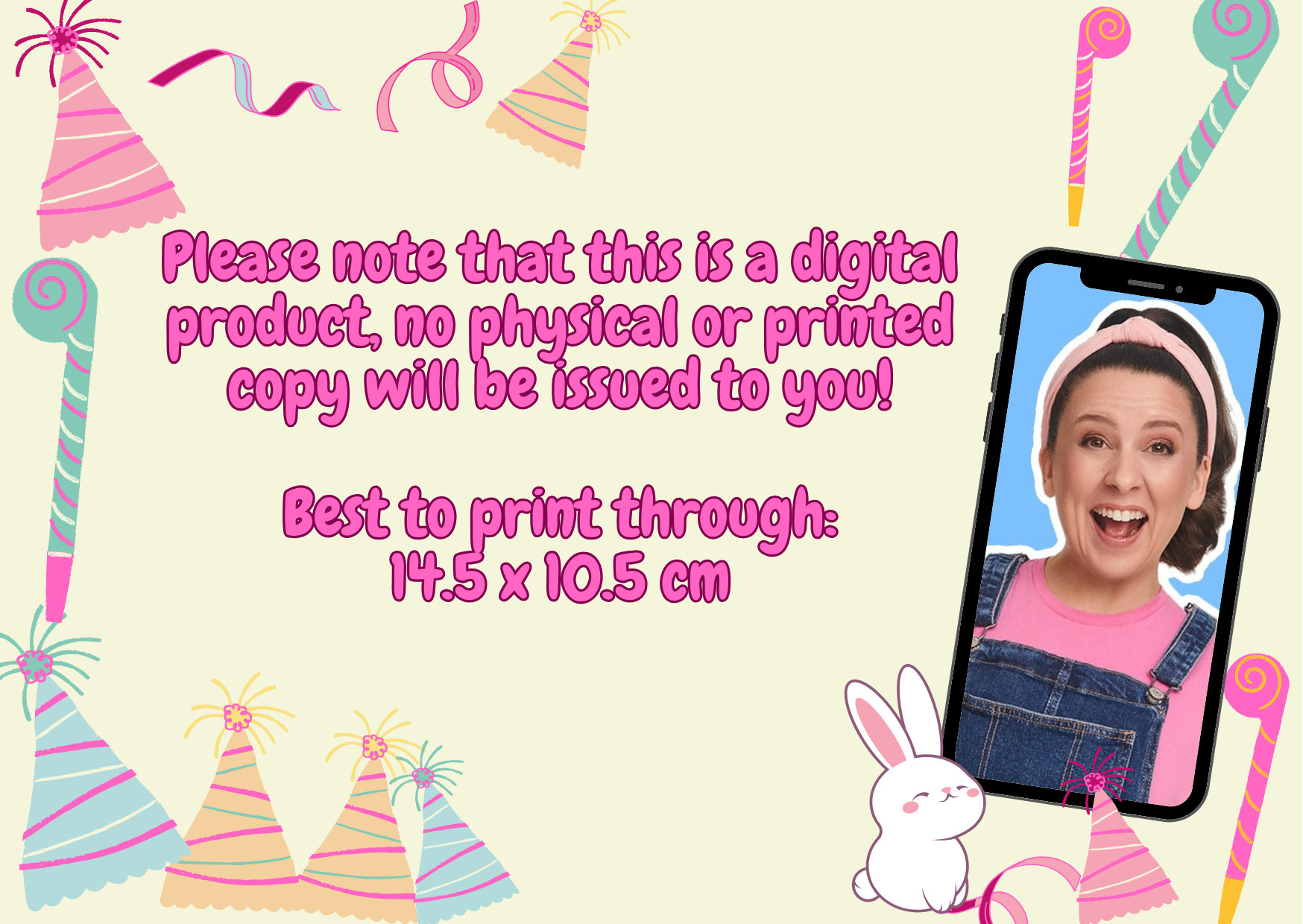 Ms Rachel Inspired Birthday Card, 1st Birthday Ms Rachel Theme - Etsy