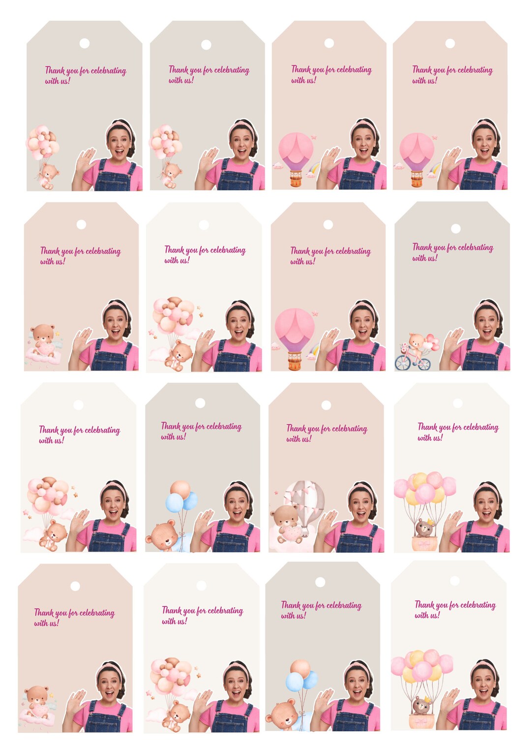 Ms Rachel Inspired Gift Tags - Etsy