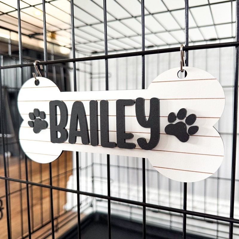 Dog Name Plate - Etsy