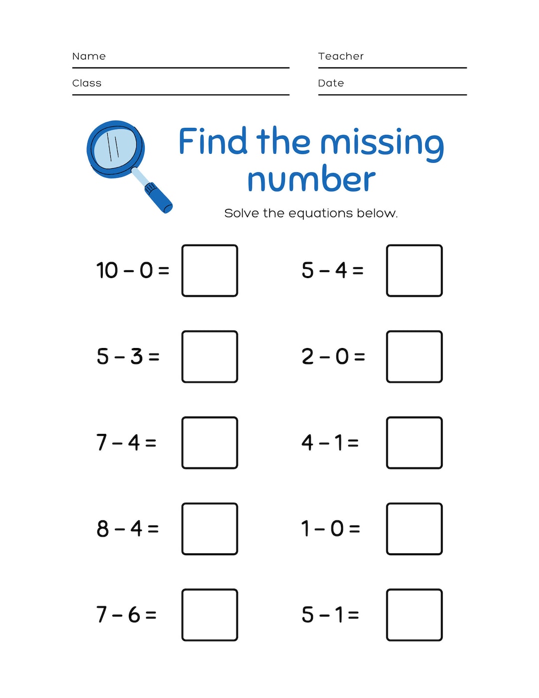 Downloadable Worksheets for Kids ,math Spelling & Calenders for the ...