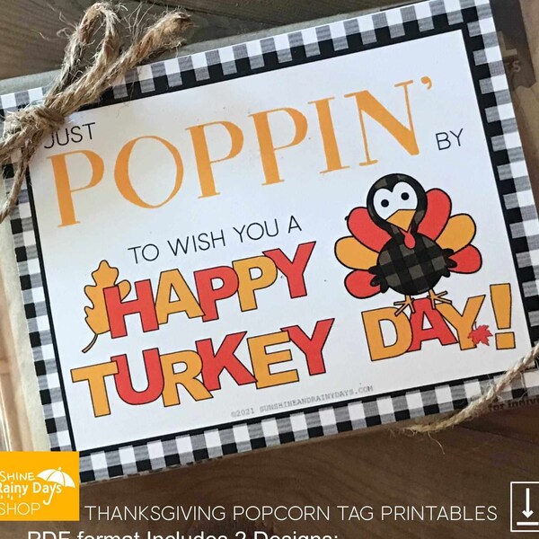 Popcorn Tags - Etsy