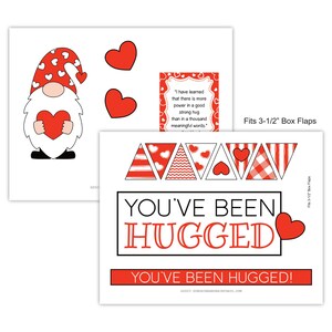 You've Been Hugged Care Package Printables • You've Been Hugged Box for ...