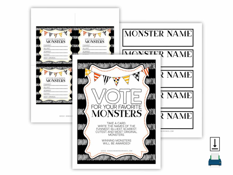 Create Your Own Monster • Build A Monster Kit • Halloween Activity ...