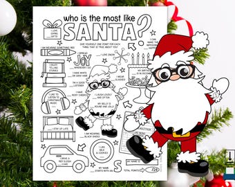 Who is Most Like Santa Game | Office Christmas Party Game | Christmas ...