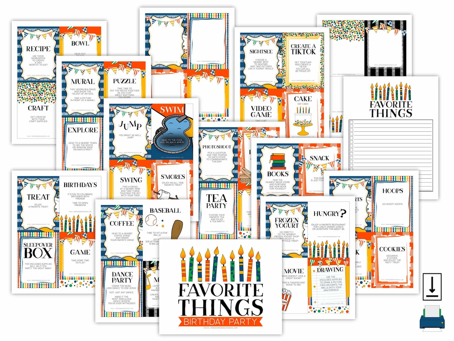 Favorite Things Birthday Party Idea • Surprising Favorite Things ...