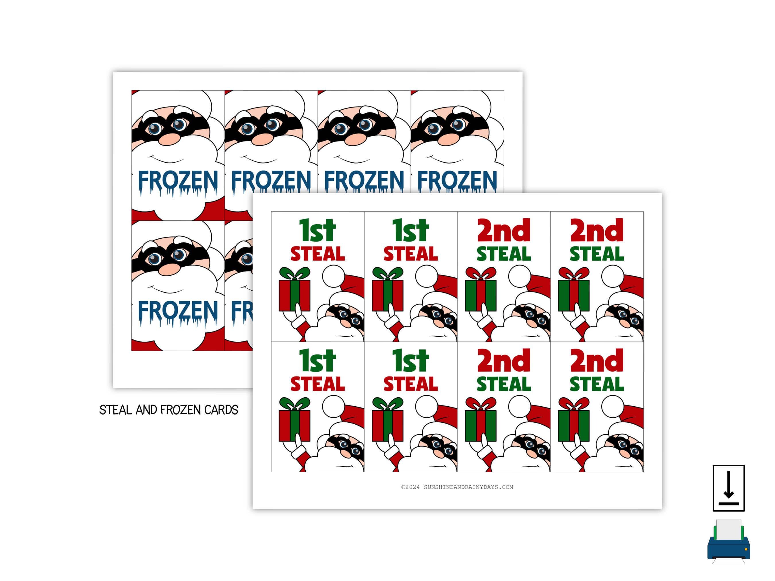 Printable Dirty Santa Gift Exchange Game • Dirty Santa Game • dirty ...