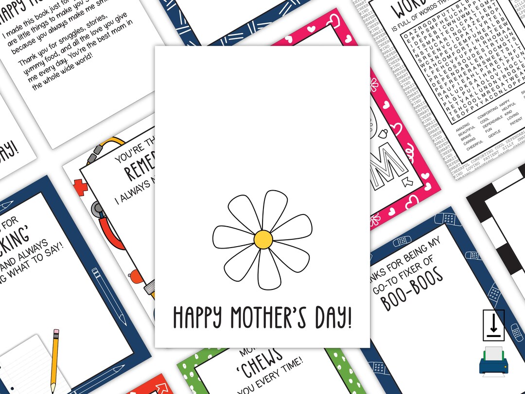 Printable Gift for Mom From Kids • Mother's Day Gift Book From Kids ...