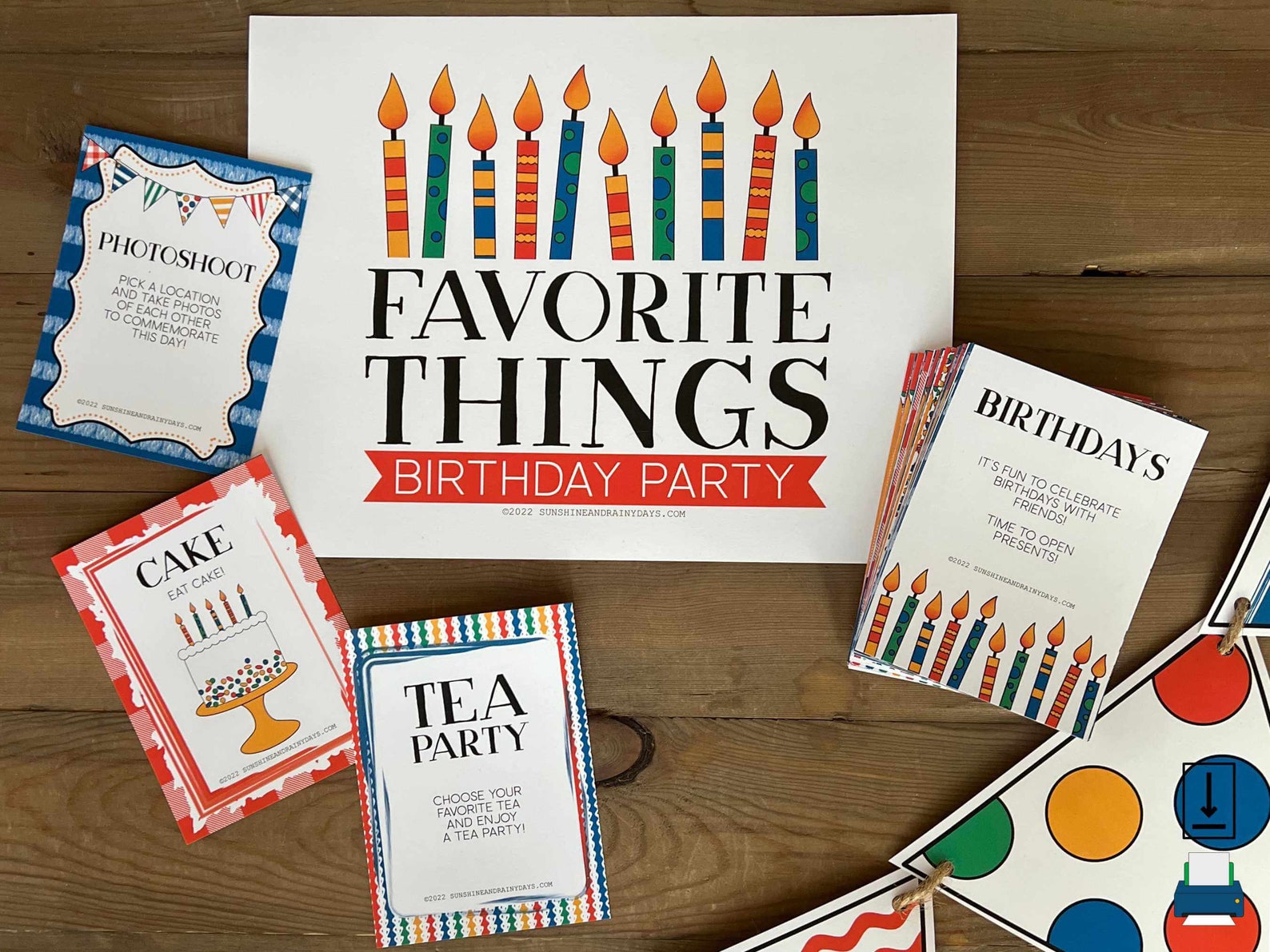 Favorite Things Birthday Party Idea • Surprising Favorite Things ...