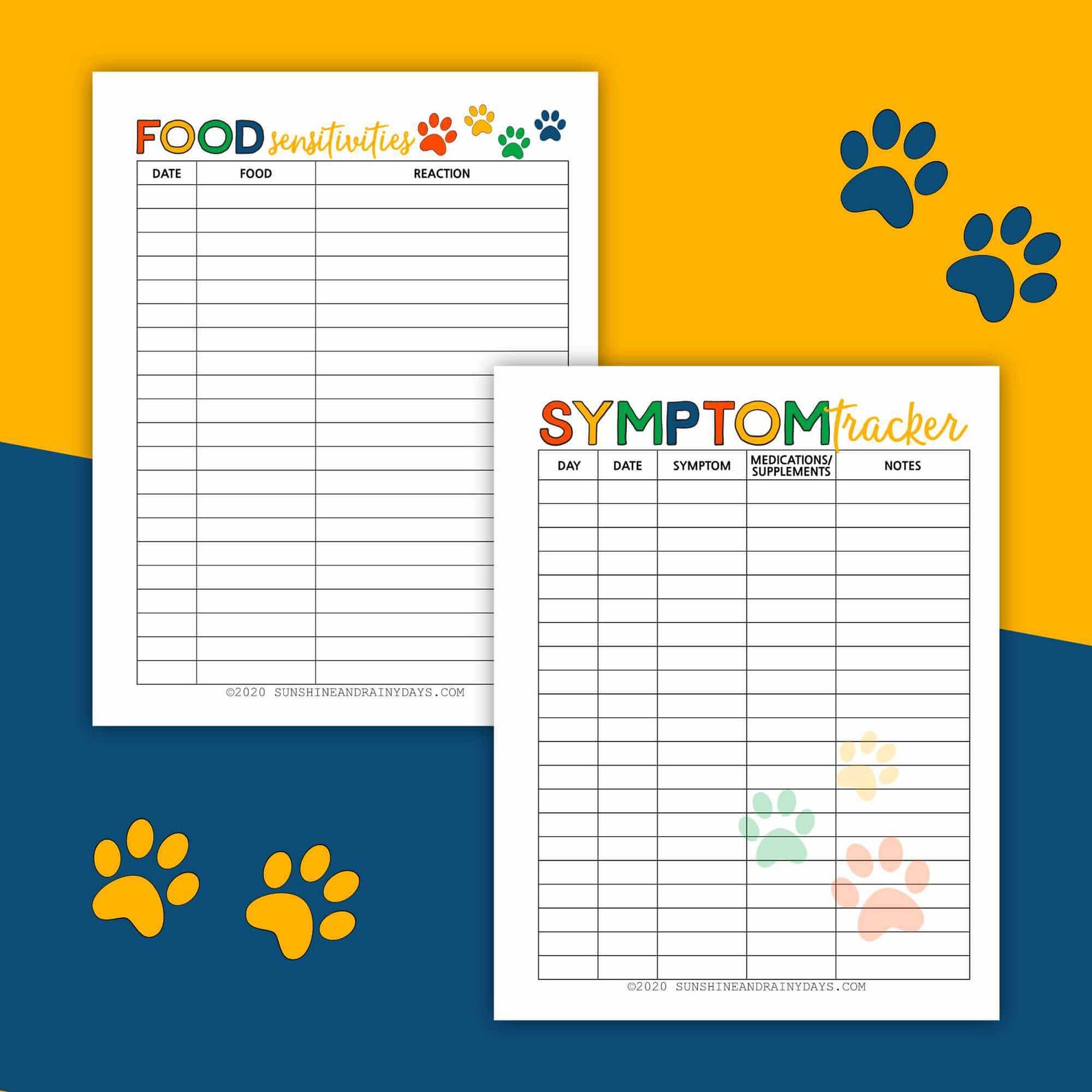 Printable Pet Binder Ultimate Pet Binder Pet Health Sheets Pet Records ...