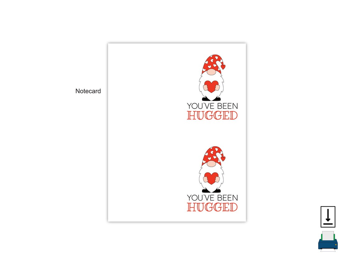 You've Been Hugged Care Package Printables • You've Been Hugged Box for ...