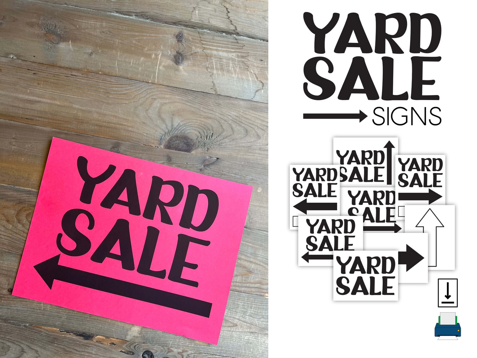 Printable Yard Sale Signs Yard Sale Signs You Can Print at Home ...