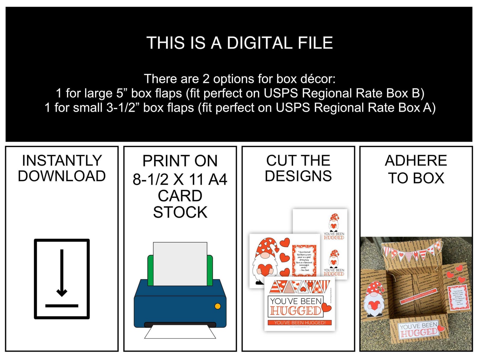 You've Been Hugged Care Package Printables You've - Etsy