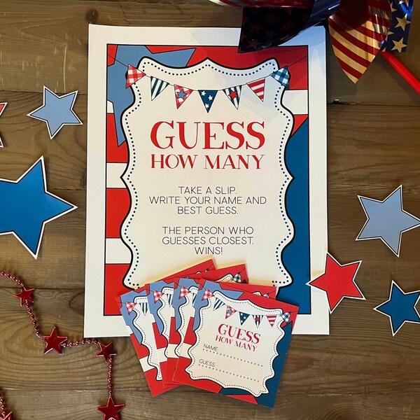 Candy Guess Game - Etsy