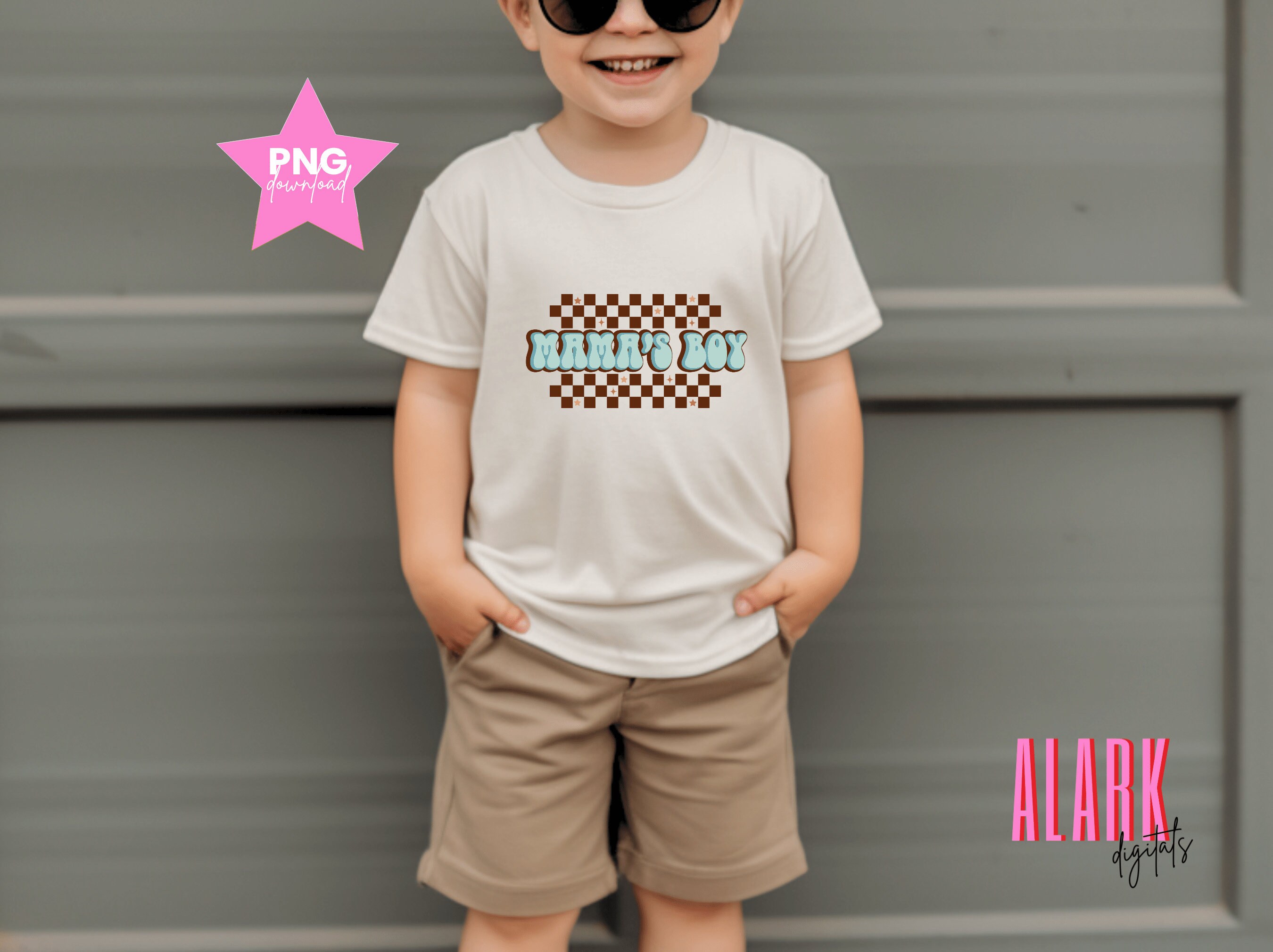 Boys PNG File Child Sublimation Design Mamas Boy PNG File DTF Transfer ...
