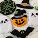 Halloween Drink Coasters, Set of 2 Drink Coasters, Pumpkin Punch Needle ...