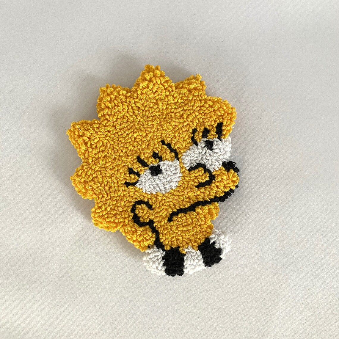 The Simpsons Punch Needle Drink Coaster Tufted Rug Fluffy - Etsy