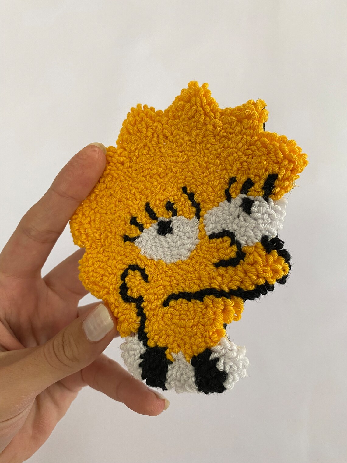 The Simpsons Punch Needle Drink Coaster Tufted Rug Fluffy - Etsy
