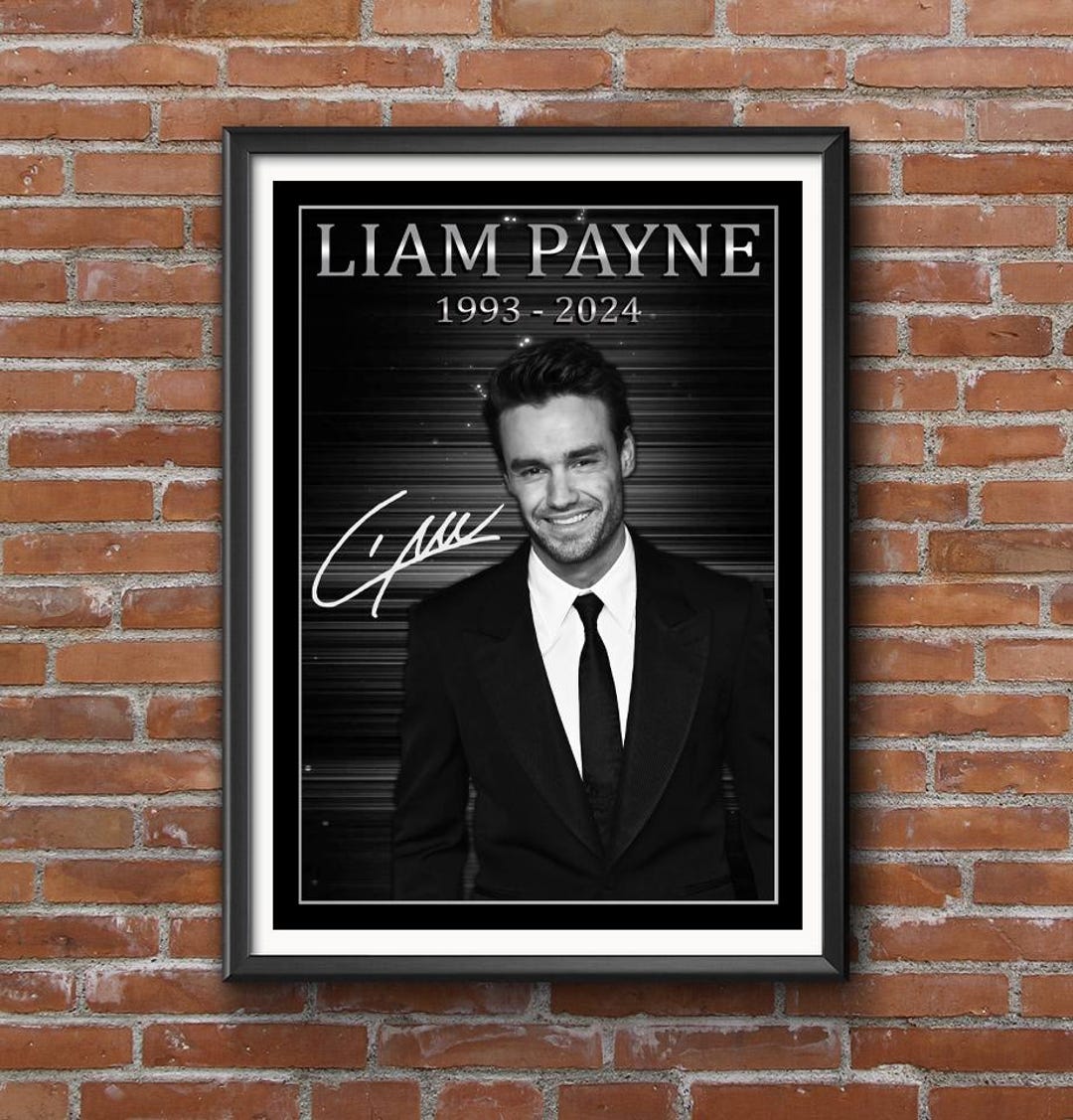 Liam Payne One Direction Tribute Print - Etsy