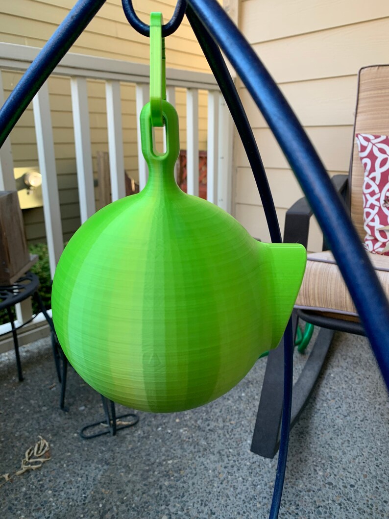 Round Shaped 3D Printed Bird House Gift 3D Printed Comes With Printed ...