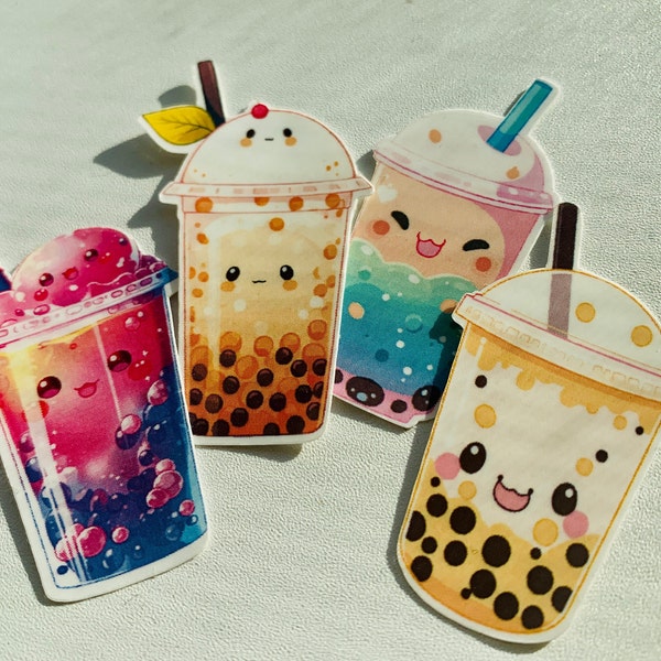 Bubble Tea Stickers - Etsy Australia