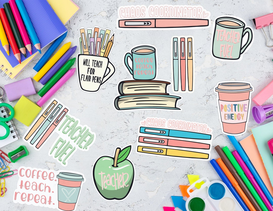 Support Teachers 10pack Stickers - Etsy