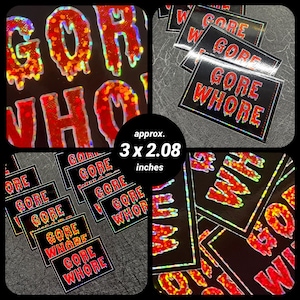 Funny Horror Movie Sticker Spooky Laptop Decals for Cooler Stickers ...