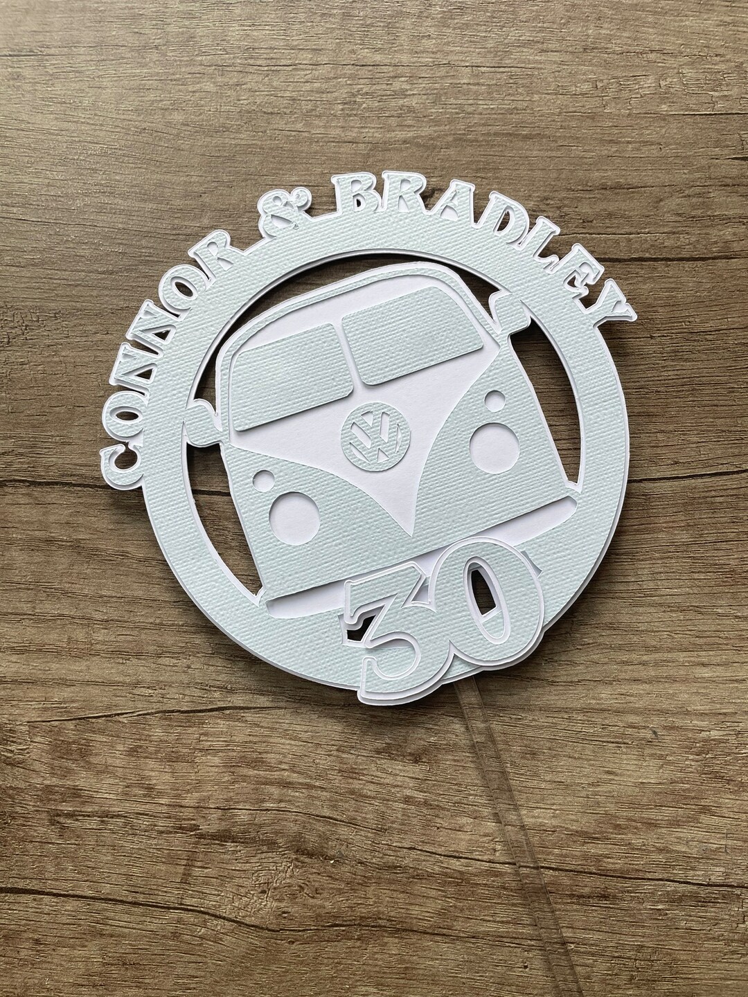 Camper Van Cake Topper Personalised Camper Van Cake - Etsy