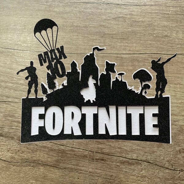 Fortnight Cake Topper - Etsy UK