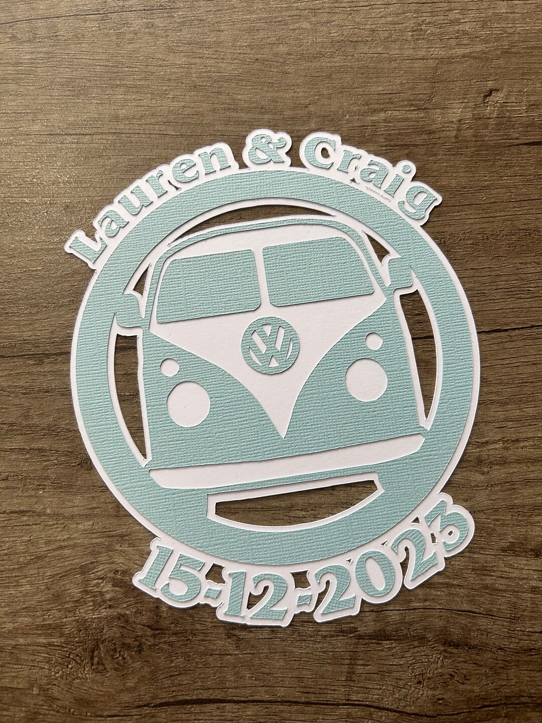 Camper Van Cake Topper, Personalised Camper Van Cake Decoration - Etsy