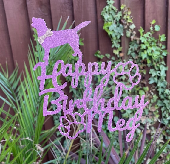Labrador Cake Topper Personalised Cake Decorations - Etsy