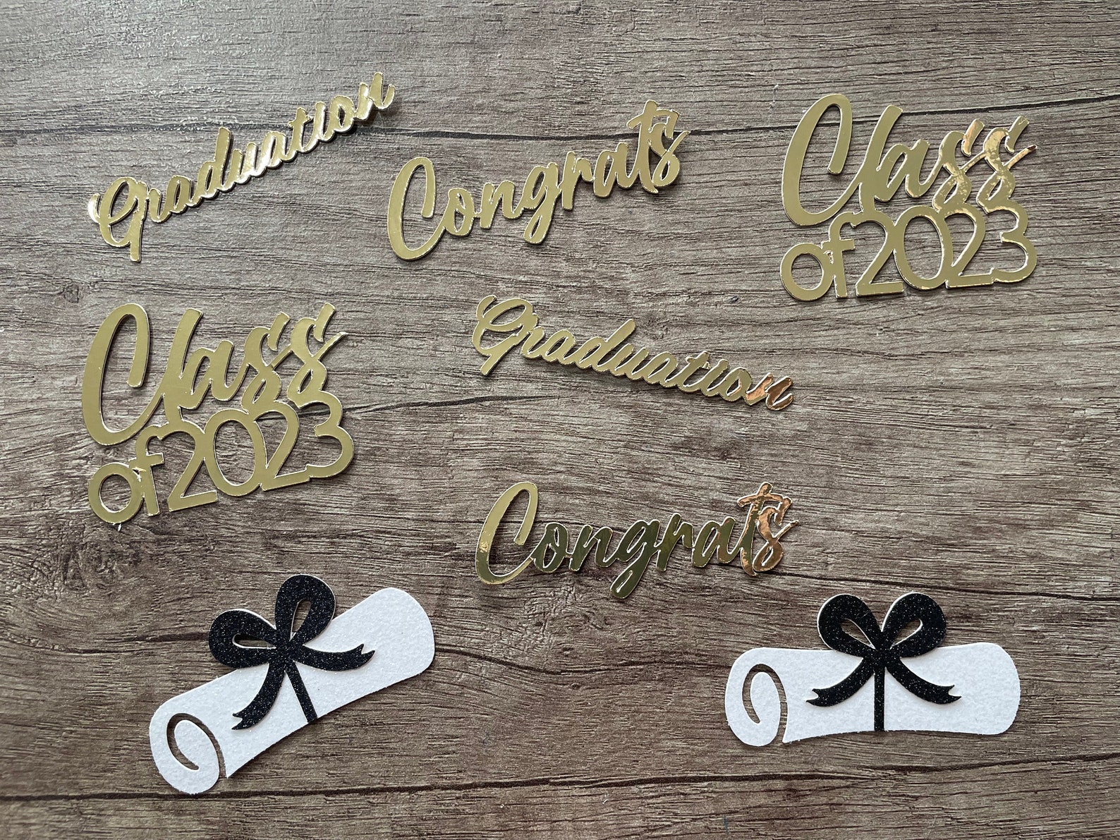 Graduation Cupcake Toppers, End of School Year Cakes X 8 - Etsy UK
