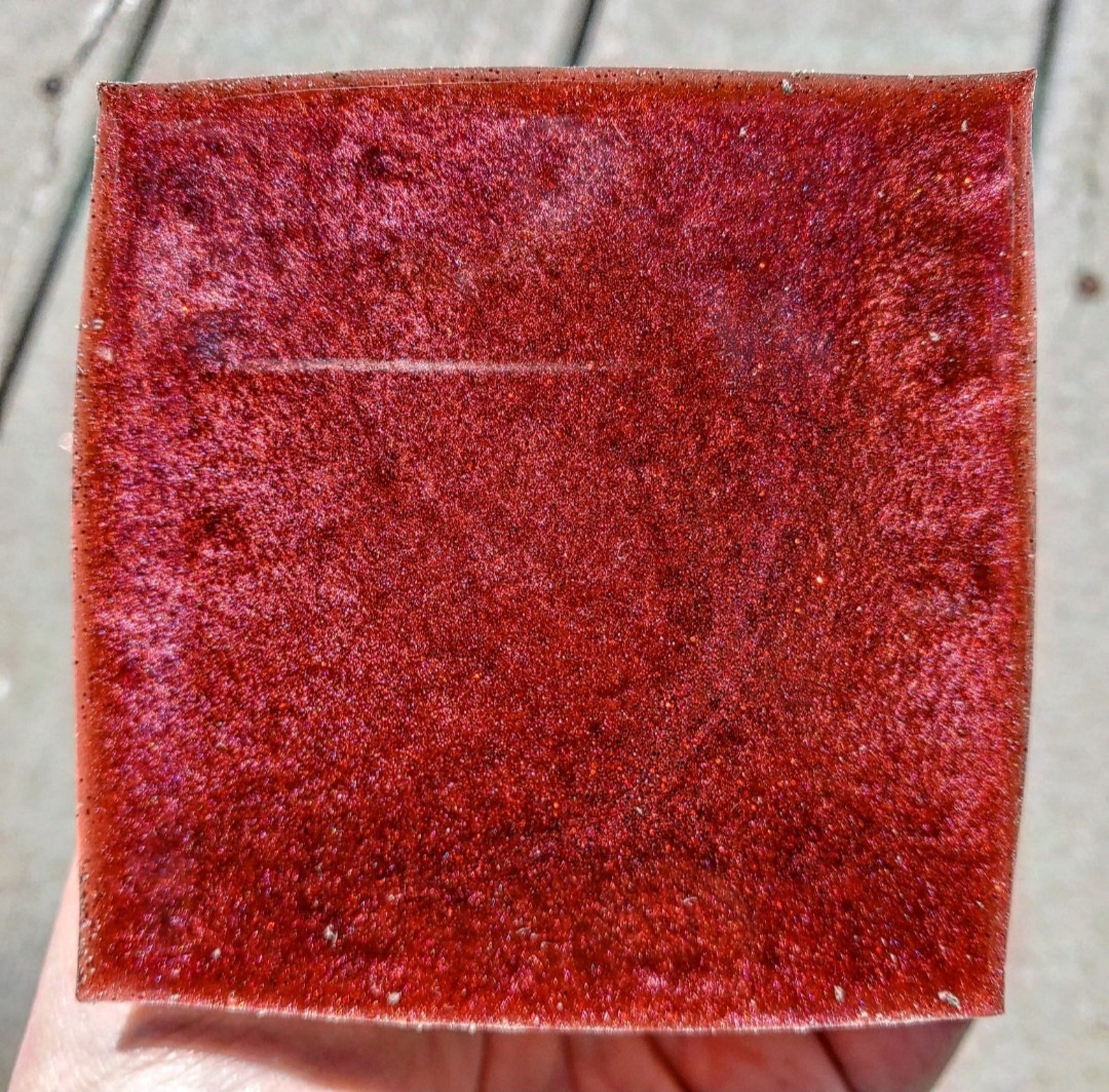 Red Orgonite Pyramid With Clear and Cherry Quartz - Etsy