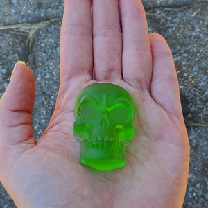 Set of Four Mini Resin Skulls - Etsy