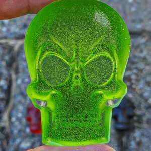 Set of Four Mini Resin Skulls - Etsy