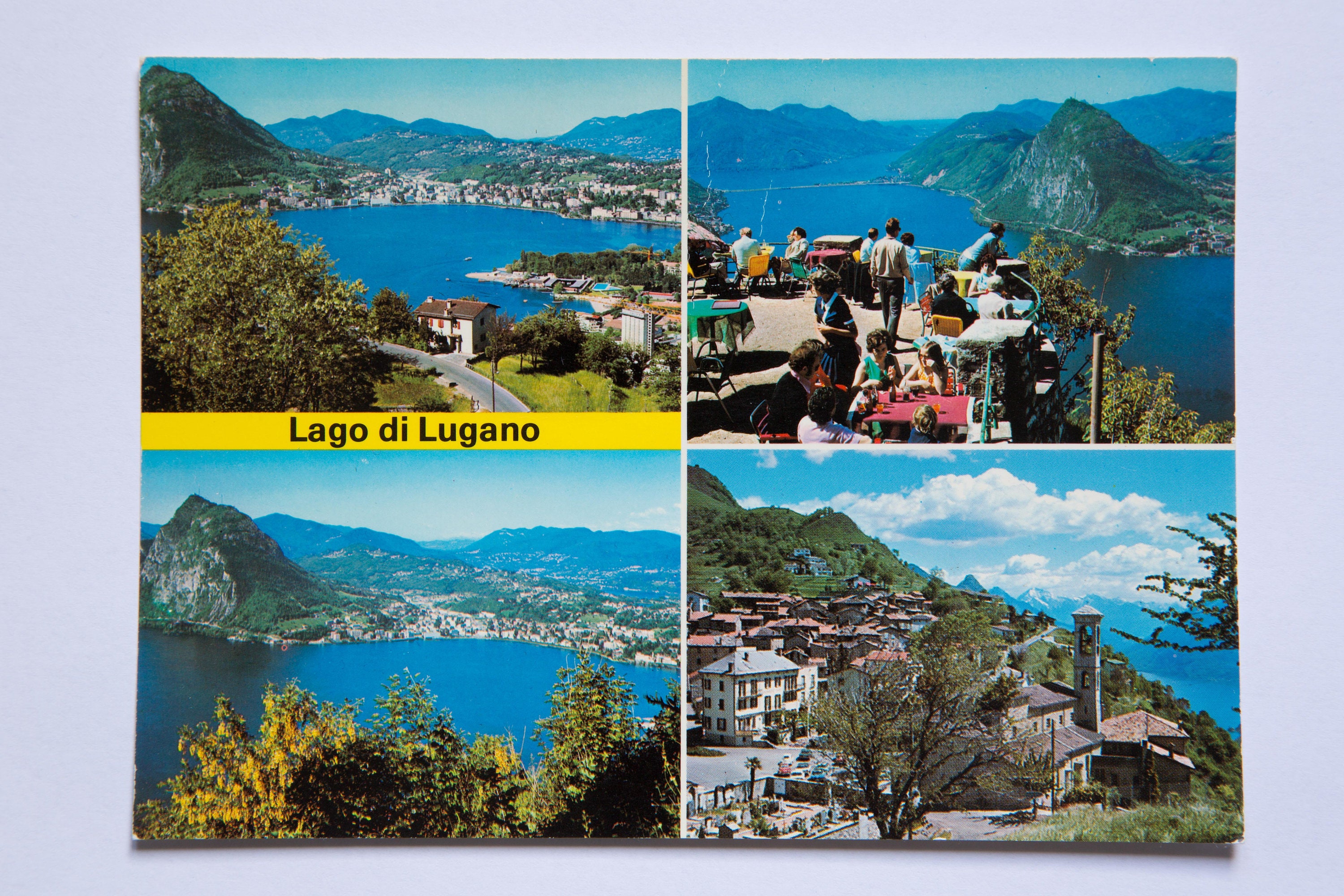 Lago Di Lugano Switzerland Postcard Blank - Etsy