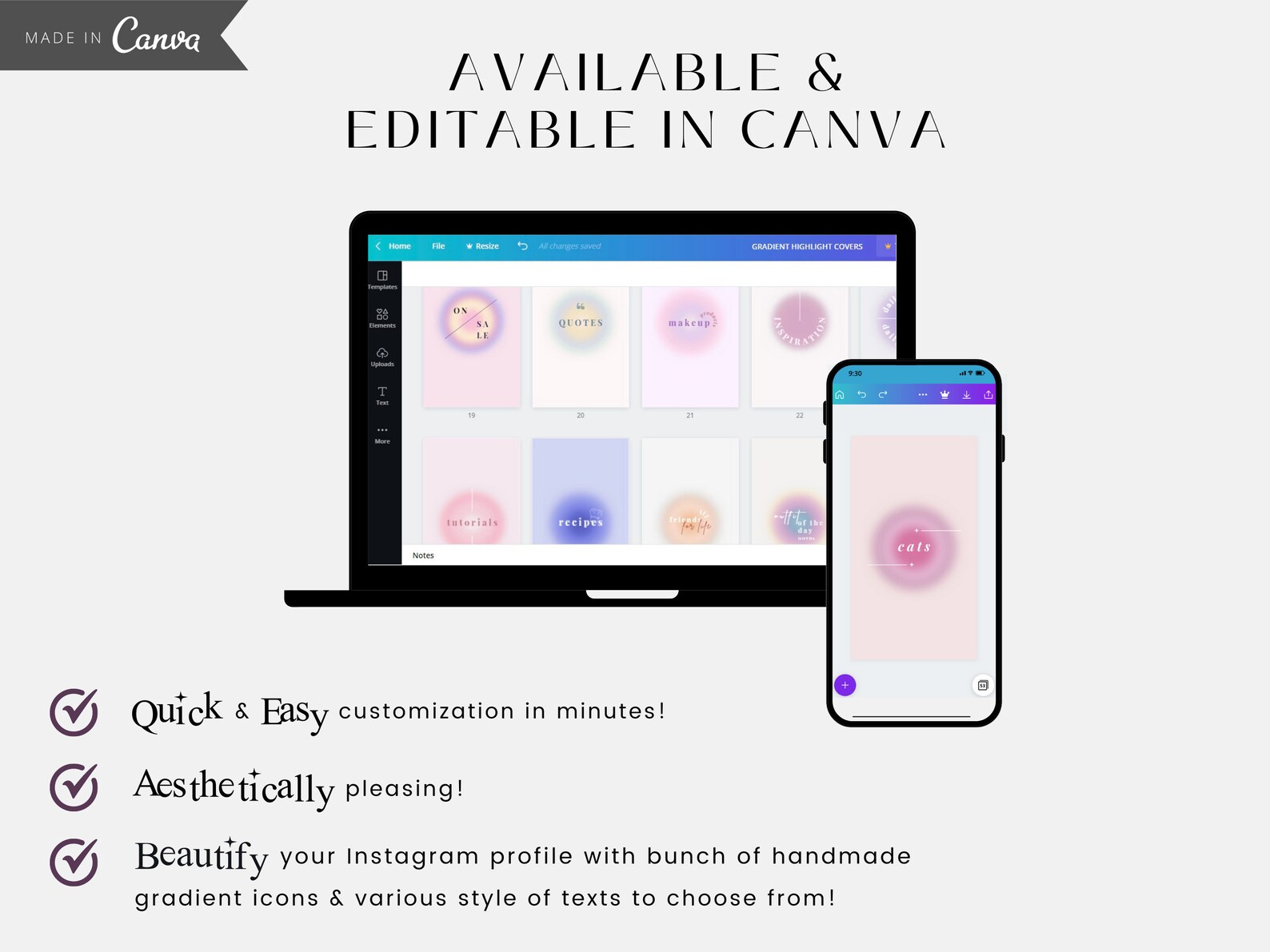 50 Gradient Highlight Icons | Gradient Instagram Highlights Covers ...