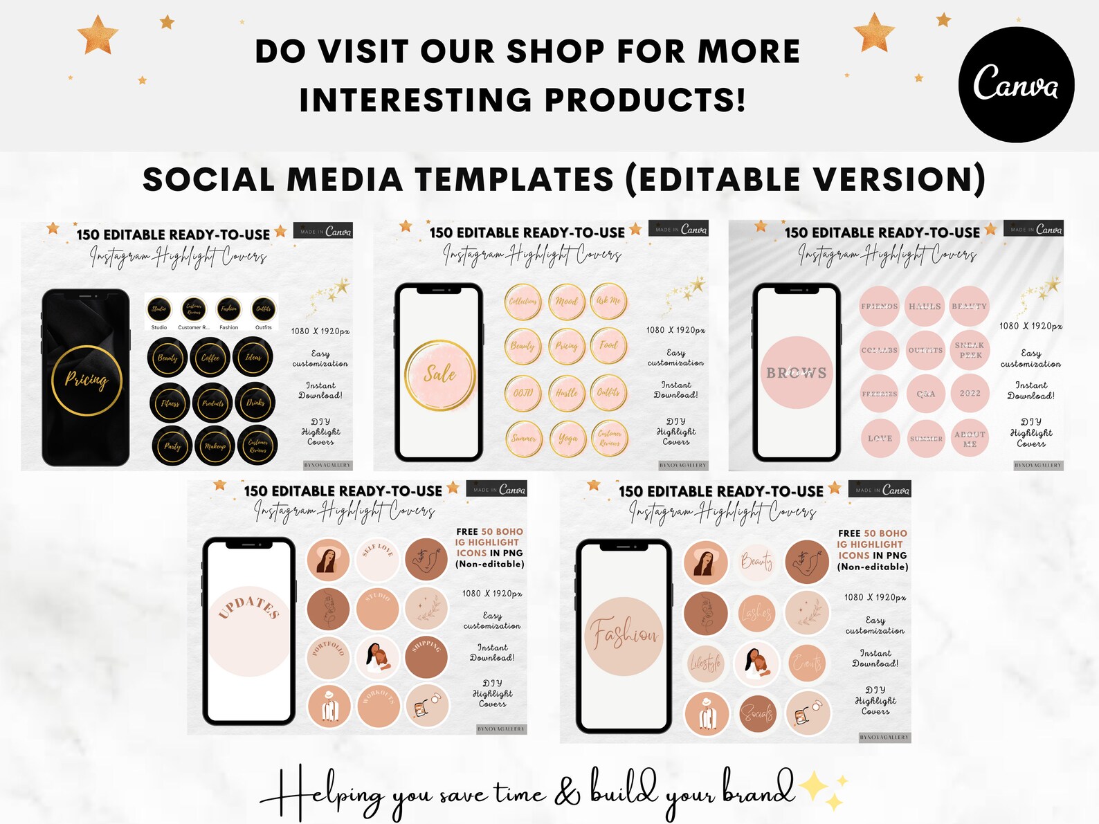 50 Gradient Highlight Icons Gradient Instagram Highlights Covers ...