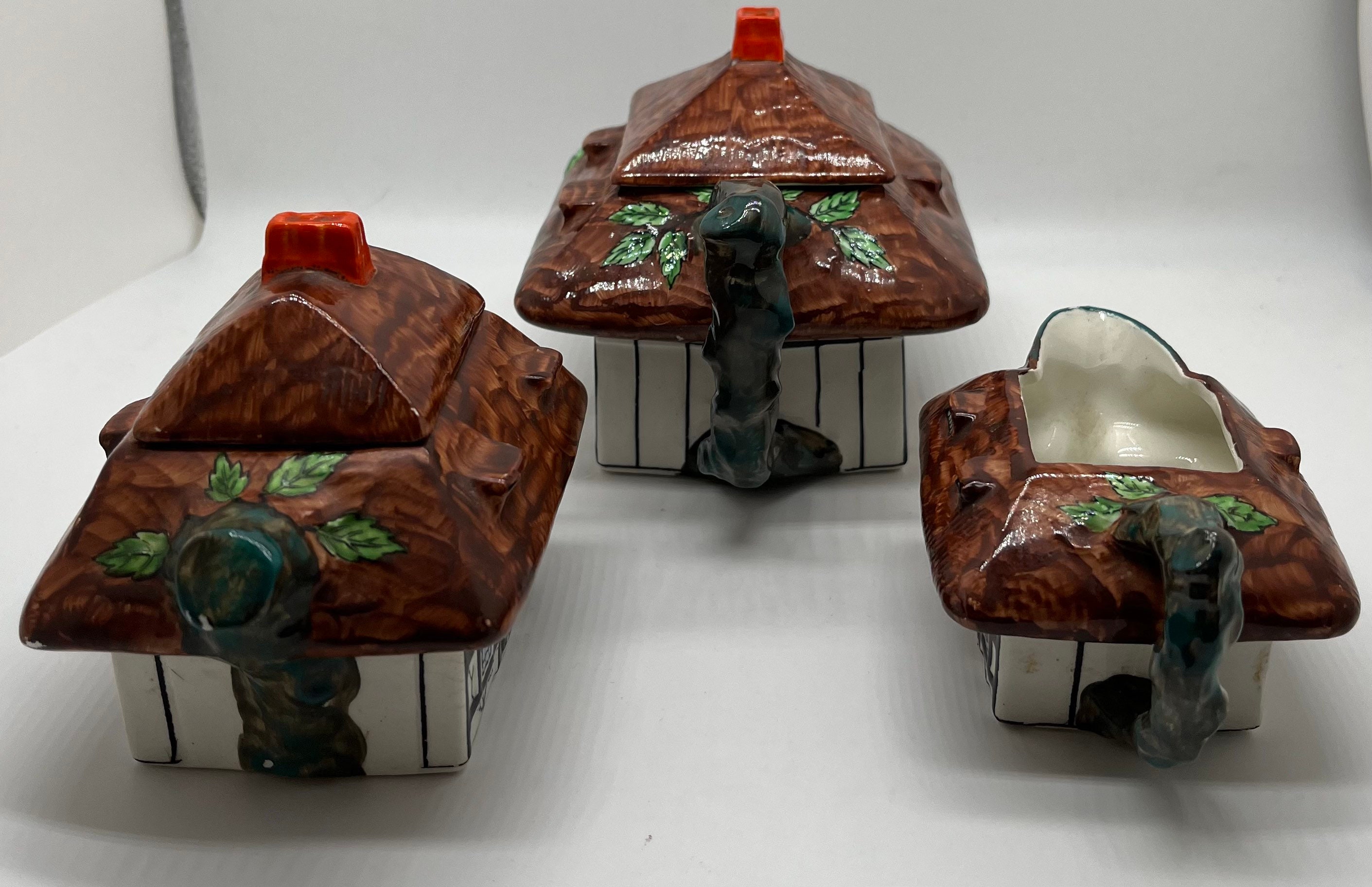 Antique John Maddock and Sons Royal Vitreous English Cottage - Etsy