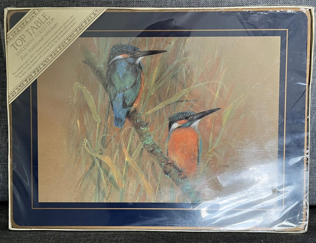 Top Table Tableware Collection Set of 4 Hardboard Placemats Featuring ...