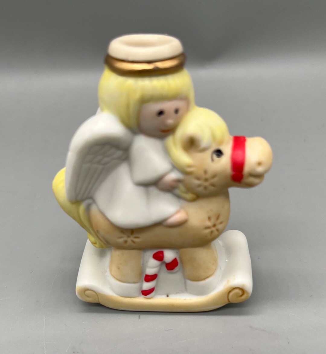 Vintage Jasco Twinkle Tree Rocker Hand Painted Bisque Porcelain Tree ...