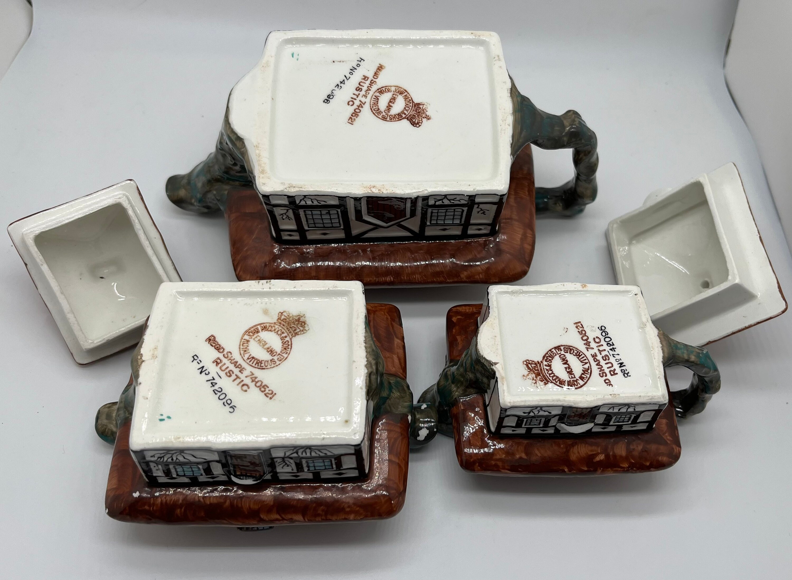 Antique John Maddock and Sons Royal Vitreous English Cottage - Etsy