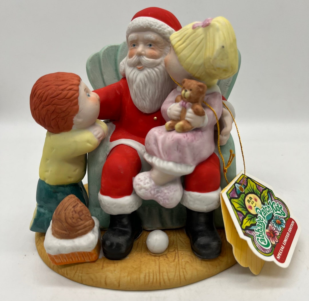 Vintage Cabbage Patch Kids With Santa Limited Numbered Edition Signed ...