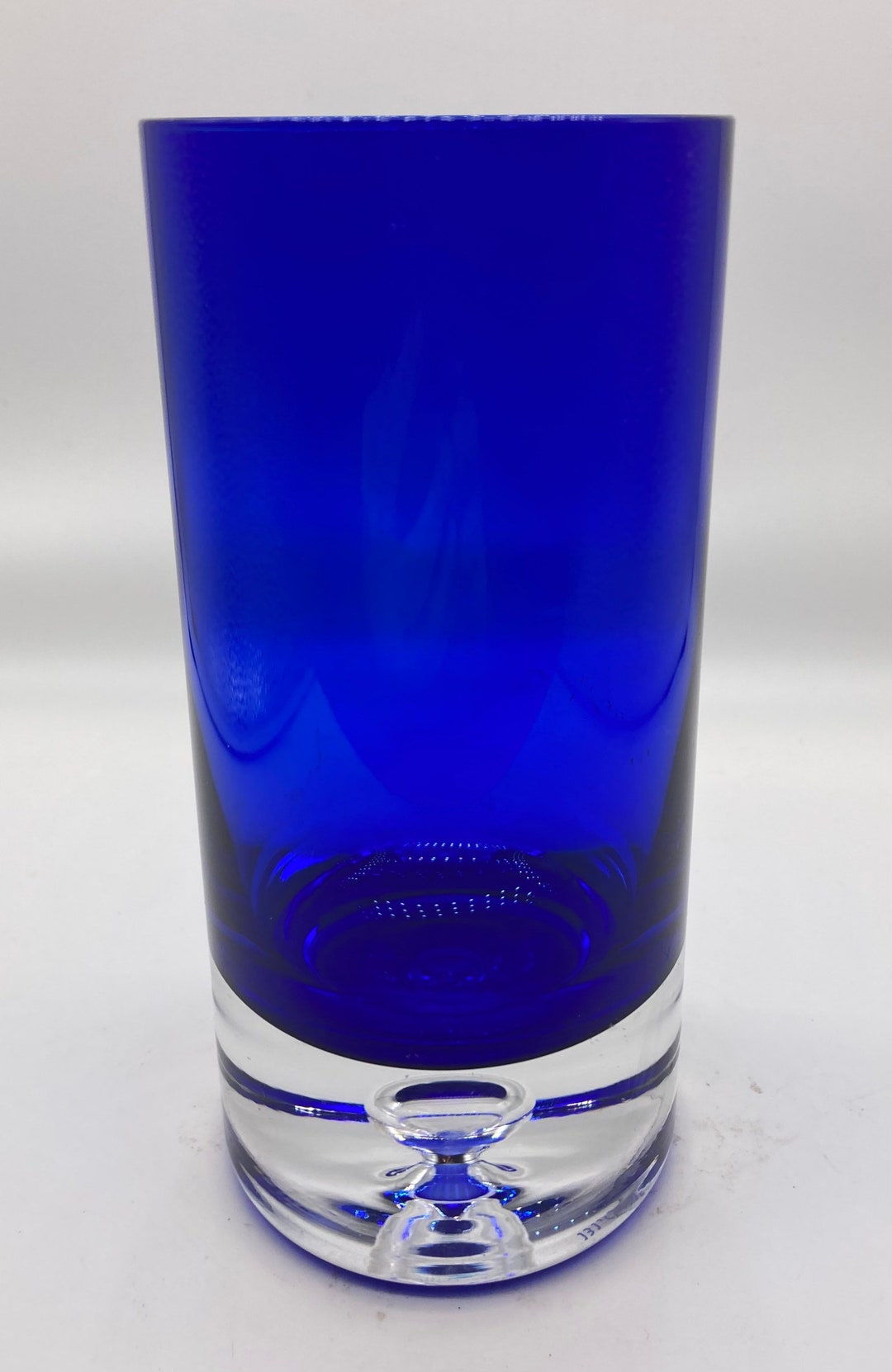 BLOCK Crystal Highball Tumbler Glass Stockholm Cobalt Blue - Etsy