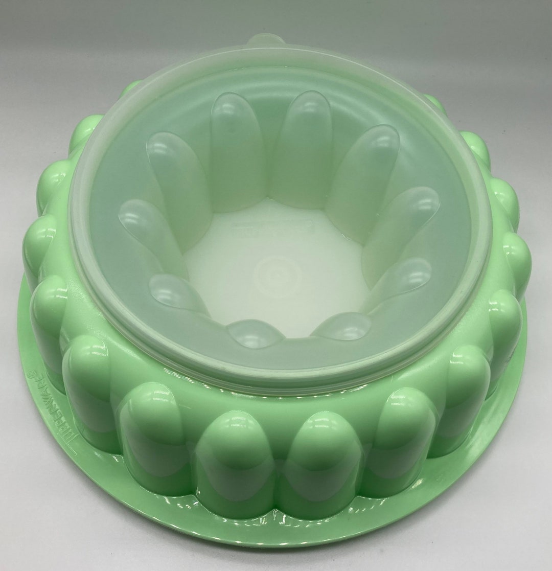 Tupperware Vintage Jello 3-pc Jello Mold Ice Ring Mint Green - Etsy
